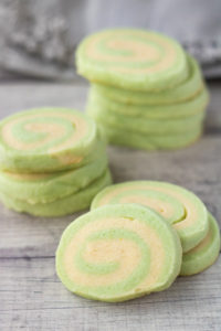 Mint Pinwheel Cookies - Piper Cooks