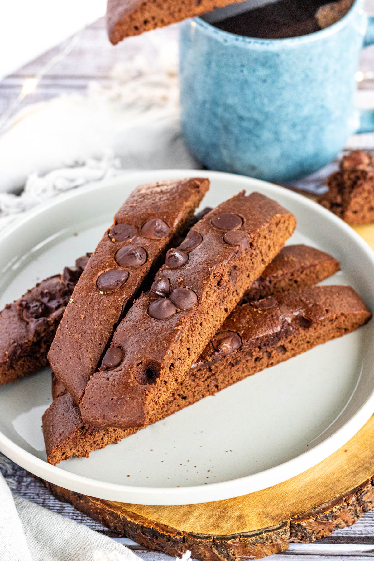 Double Chocolate Biscotti - Piper Cooks