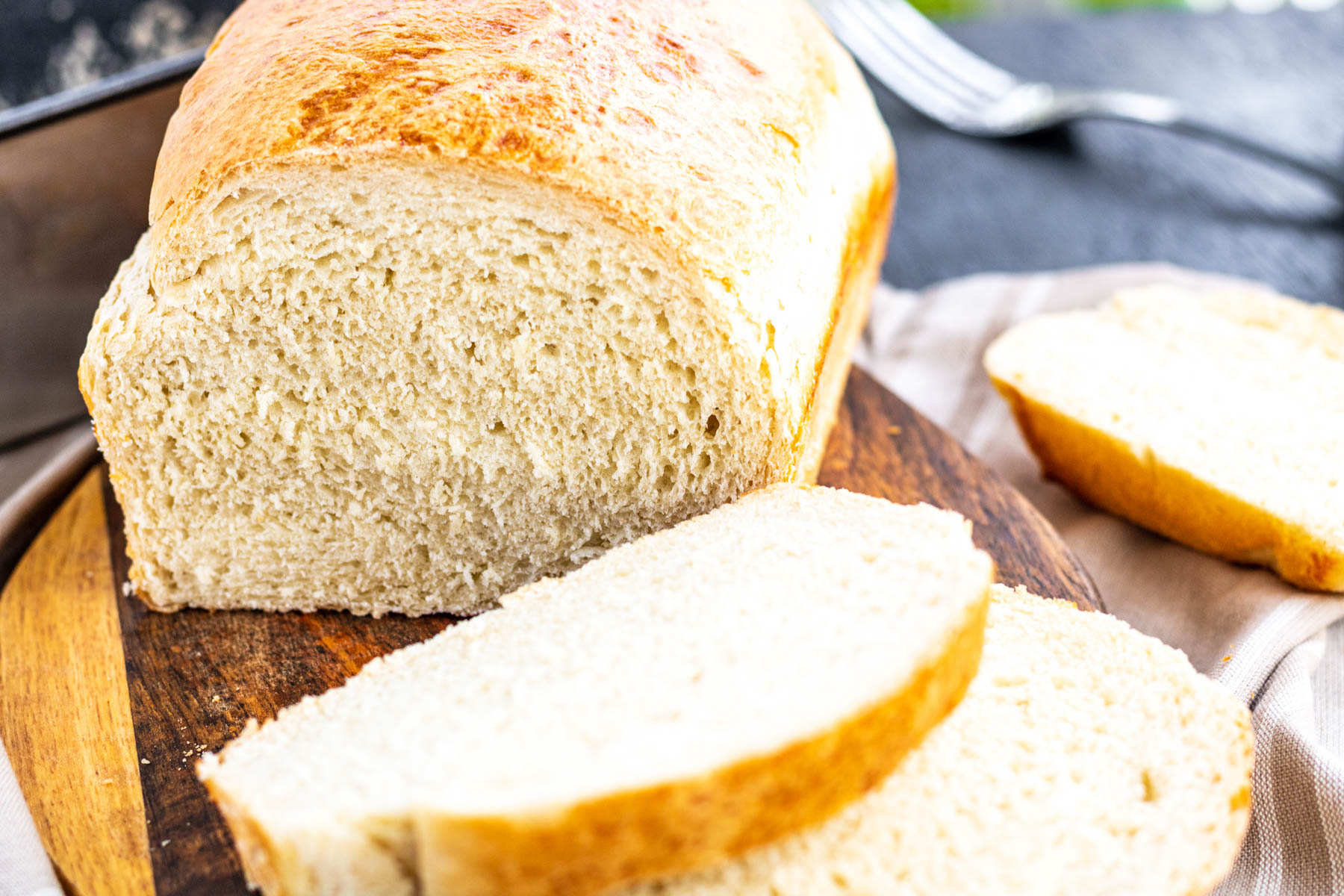 Soft + Fluffy Homemade Bread Recipe - Piper Cooks