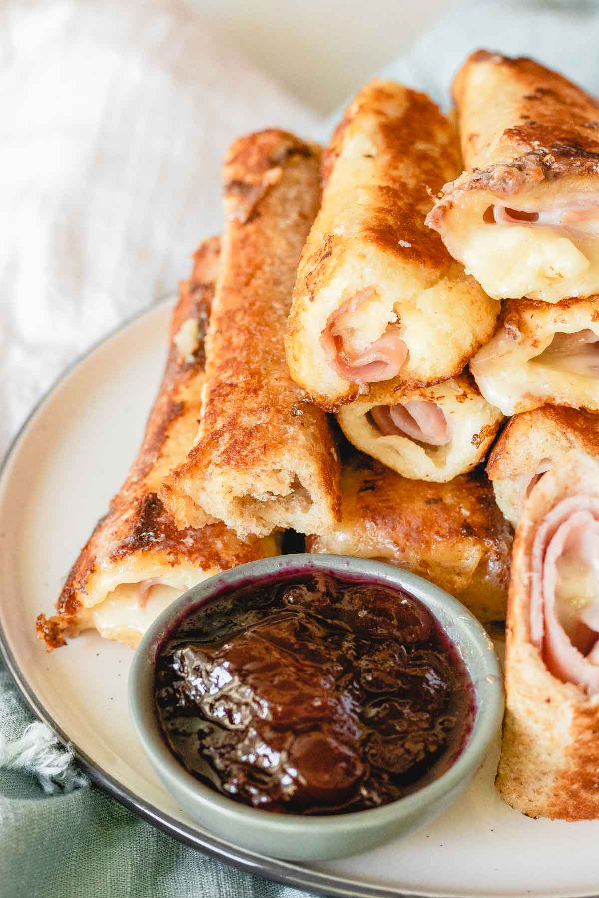 Monte Cristo Roll-ups - Piper Cooks