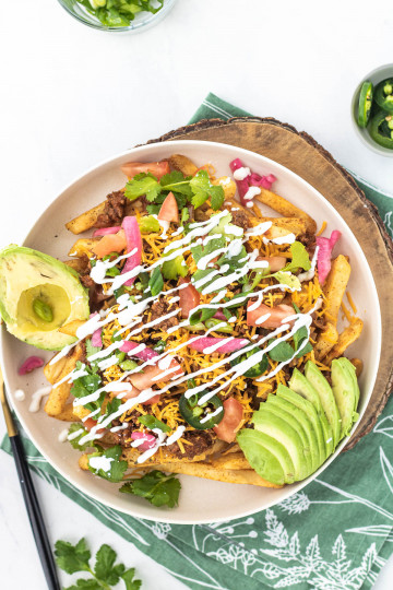 Loaded Taco Fries - Piper Cooks
