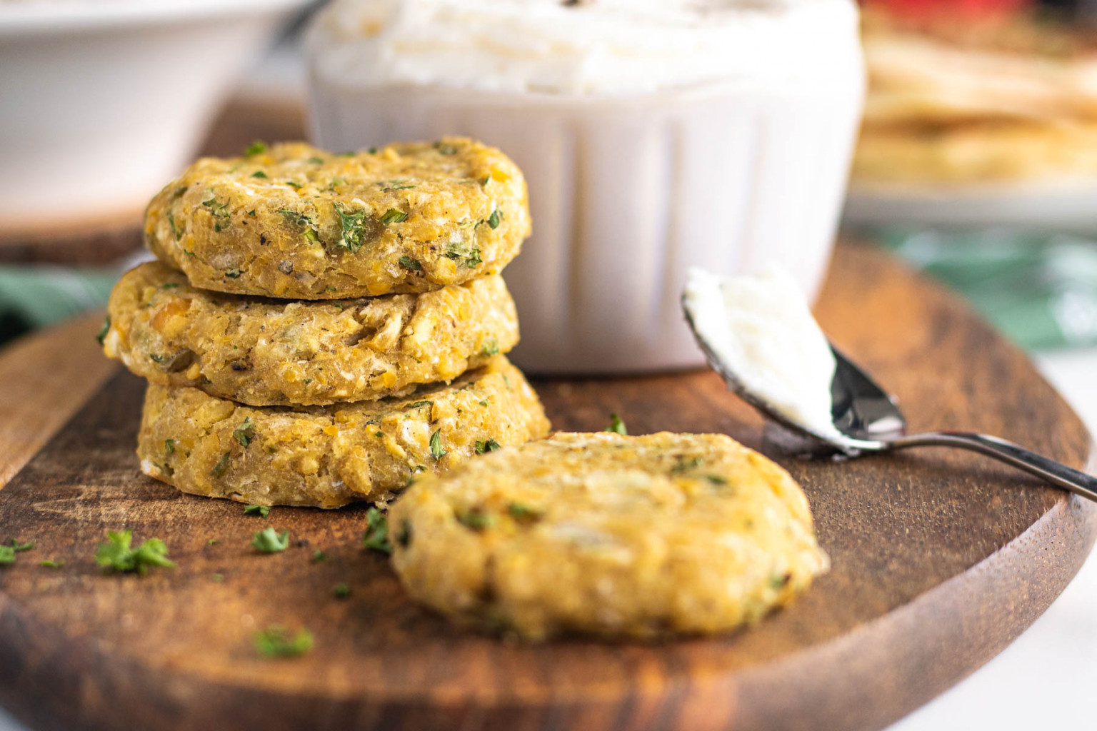 Chickpea Patties - Piper Cooks