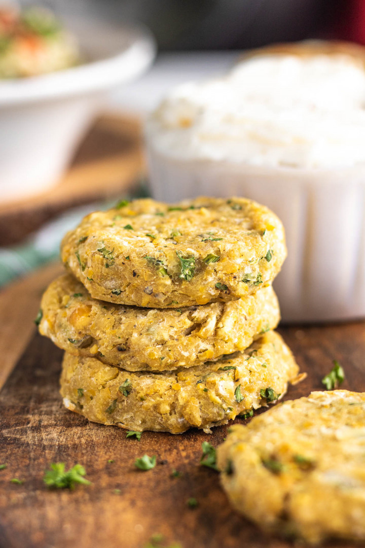 Chickpea Patties - Piper Cooks