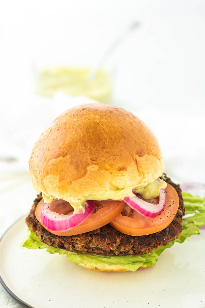 Chipotle Black Bean Burger - Piper Cooks