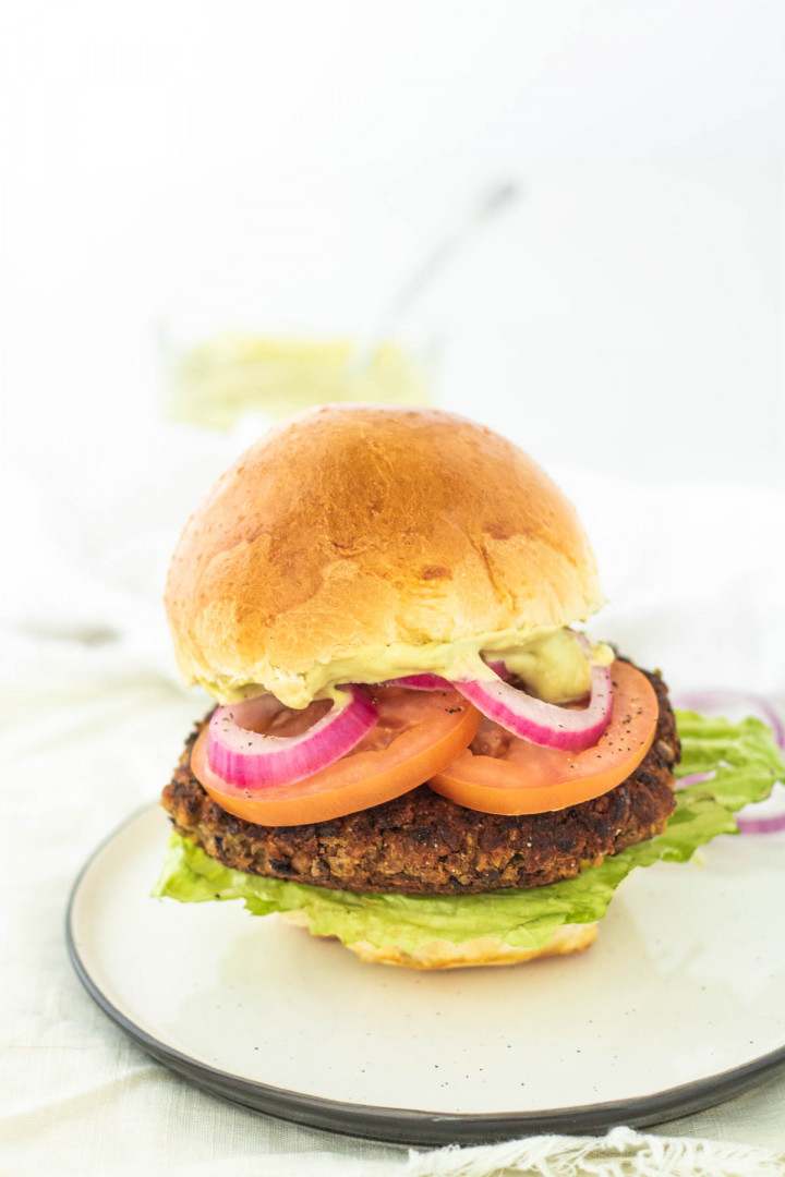 Chipotle Black Bean Burger - Piper Cooks