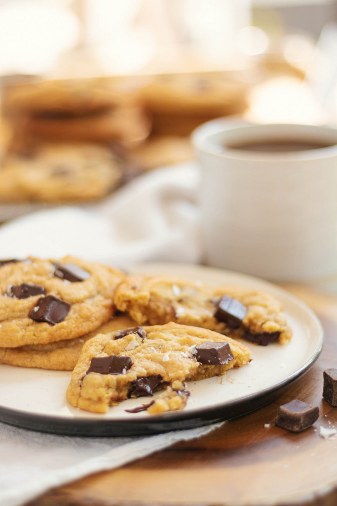 Bakery Style Chocolate Chip Cookies - Piper Cooks