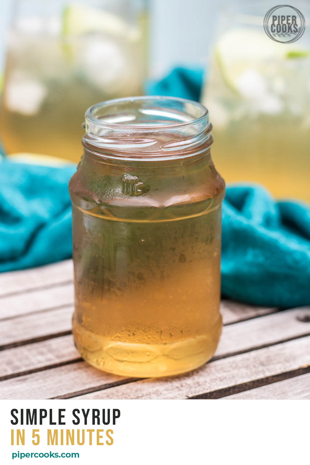 Simple Syrup for Cocktails - Piper Cooks