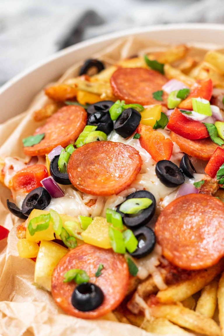 Quick + Easy Pizza Fries - Piper Cooks
