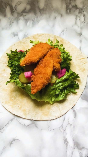 Crispy Chicken Wraps - Piper Cooks