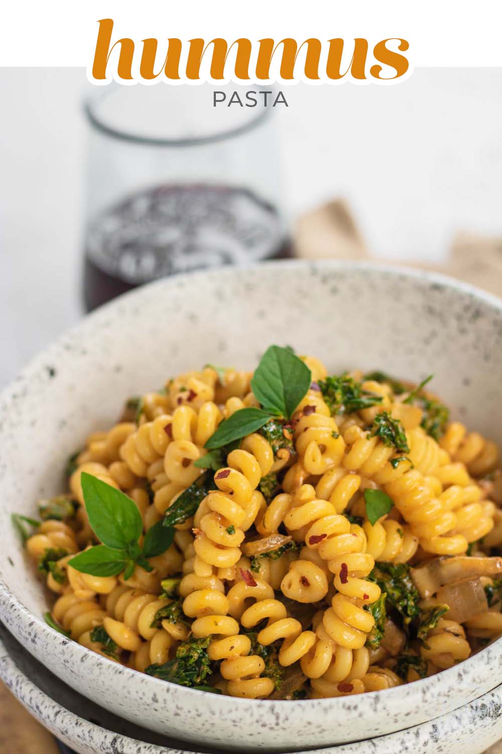 The Best Creamy 5 Ingredient One Pot Hummus Pasta - Piper Cooks