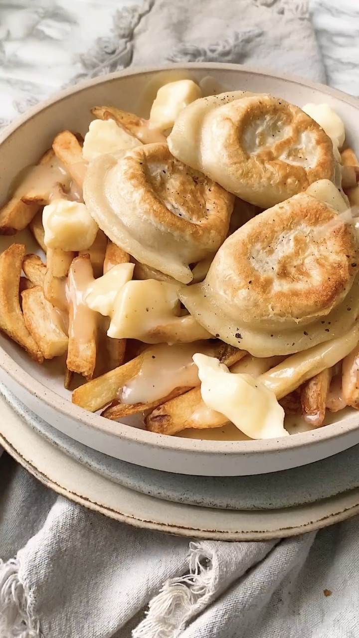 Pierogi Poutine - Piper Cooks