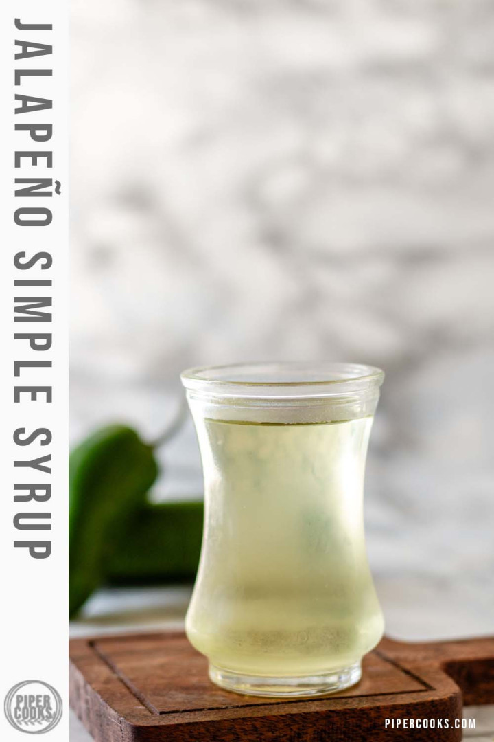 Jalapeño Simple Syrup - Piper Cooks