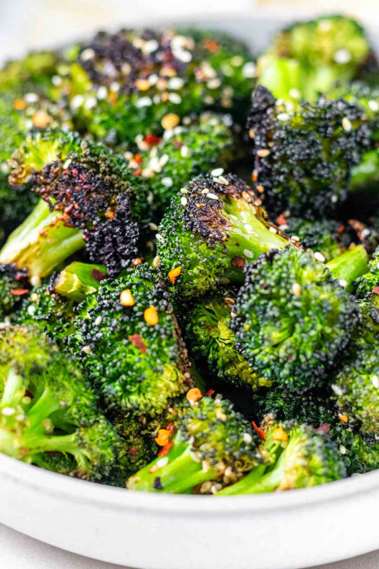 Quick Oven Roasted Sesame Broccoli Recipe - Piper Cooks