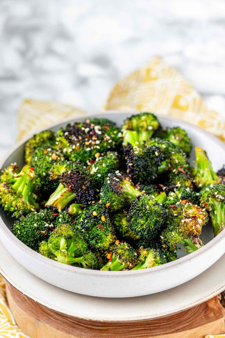 Quick Oven Roasted Sesame Broccoli Recipe - Piper Cooks
