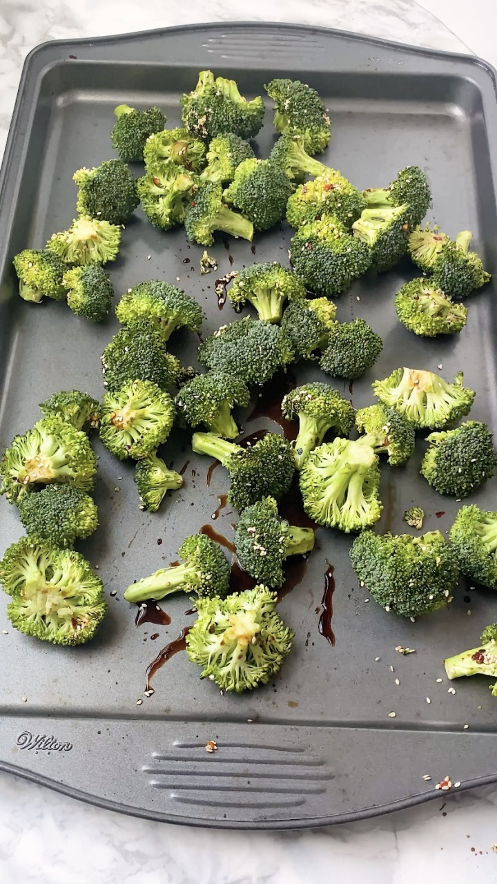 Quick Oven Roasted Sesame Broccoli Recipe - Piper Cooks