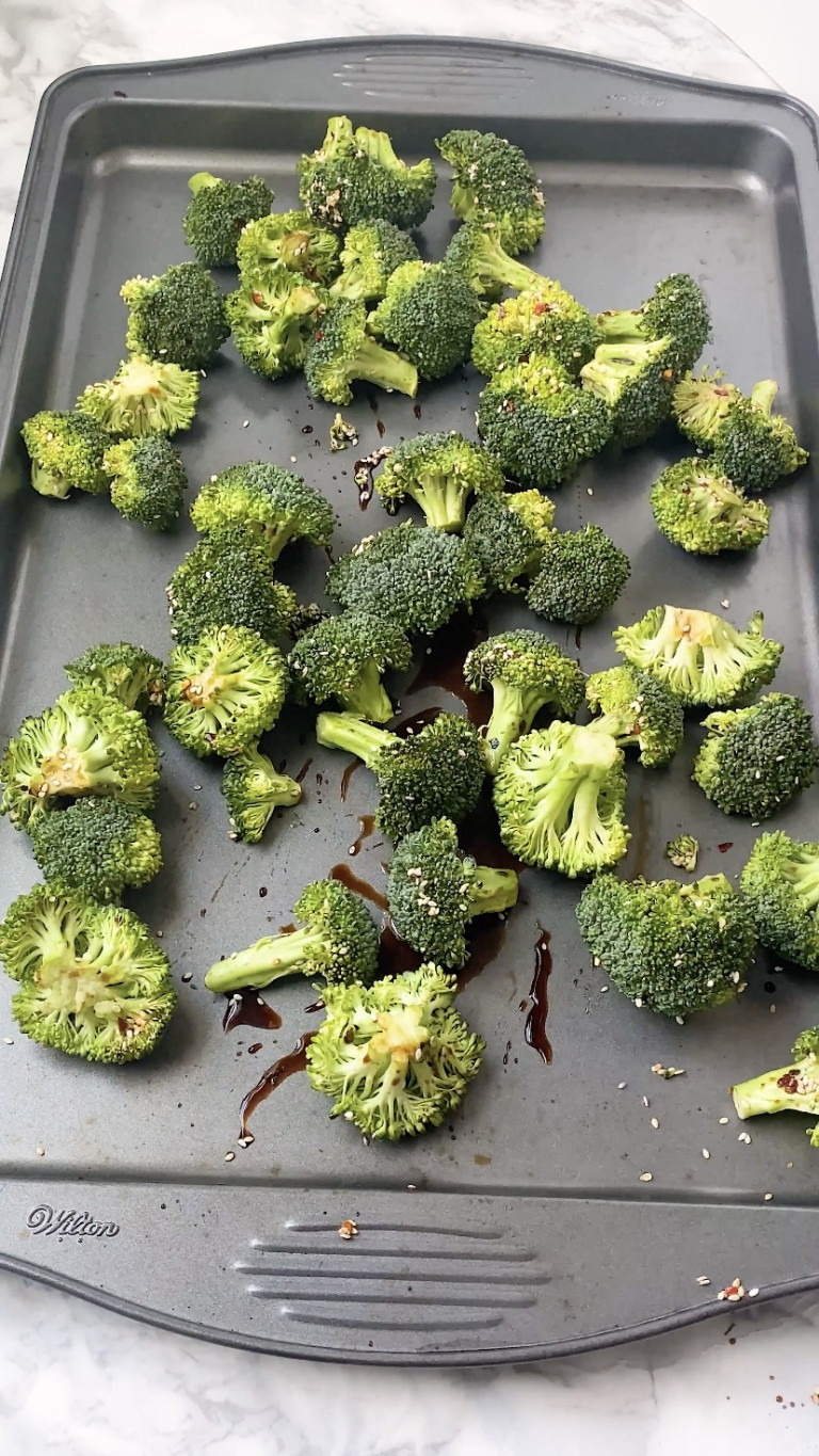 Quick Oven Roasted Sesame Broccoli Recipe - Piper Cooks