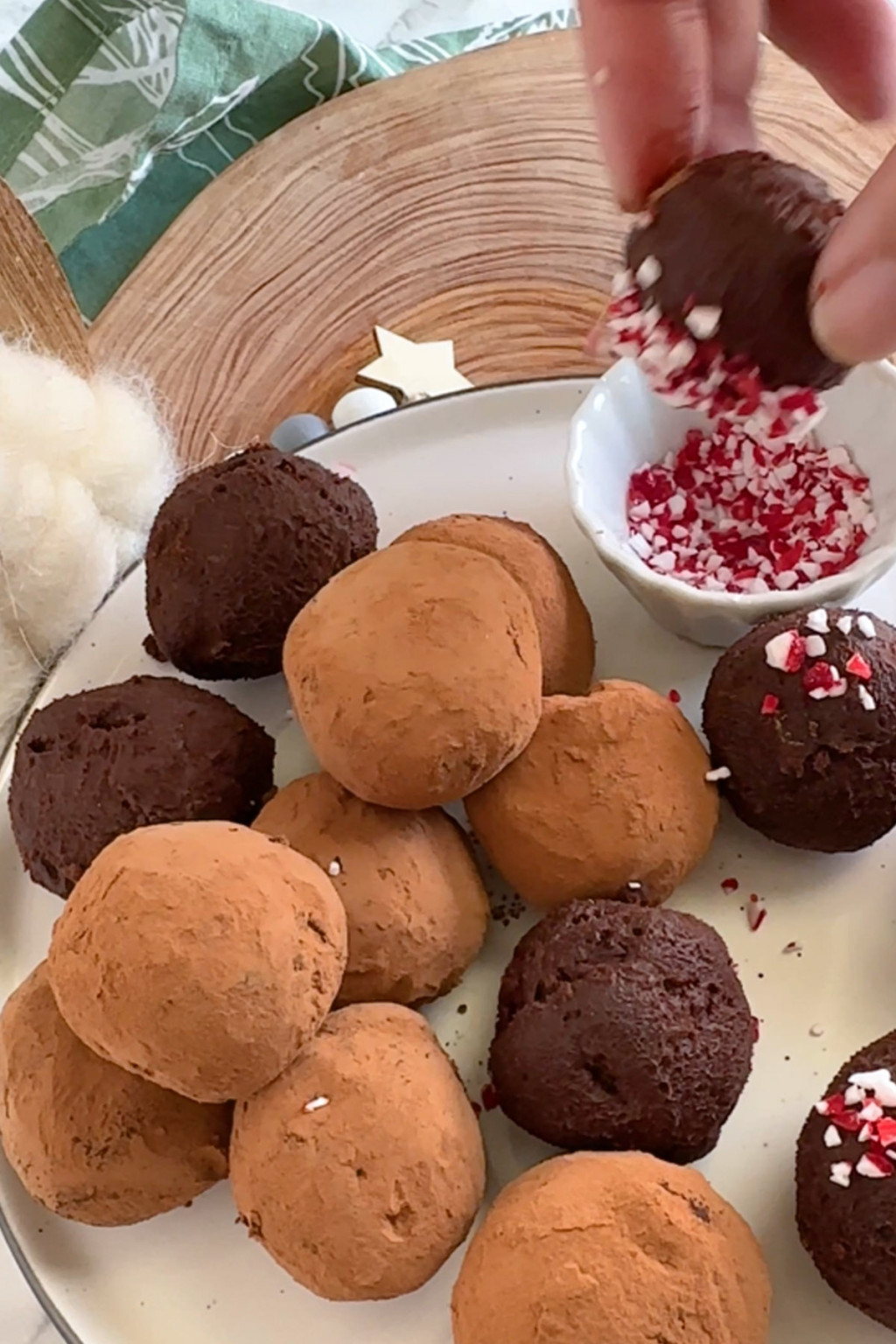 Homemade Christmas Truffle Recipe - 2 Ways - Piper Cooks