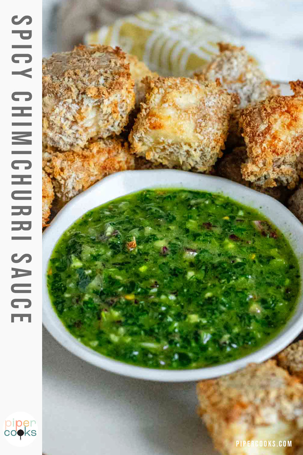 Spicy Chimichurri Recipe with Spinach - Piper Cooks