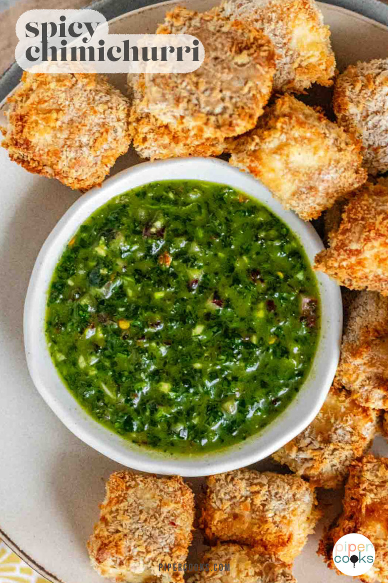 Spicy Chimichurri Recipe with Spinach - Piper Cooks