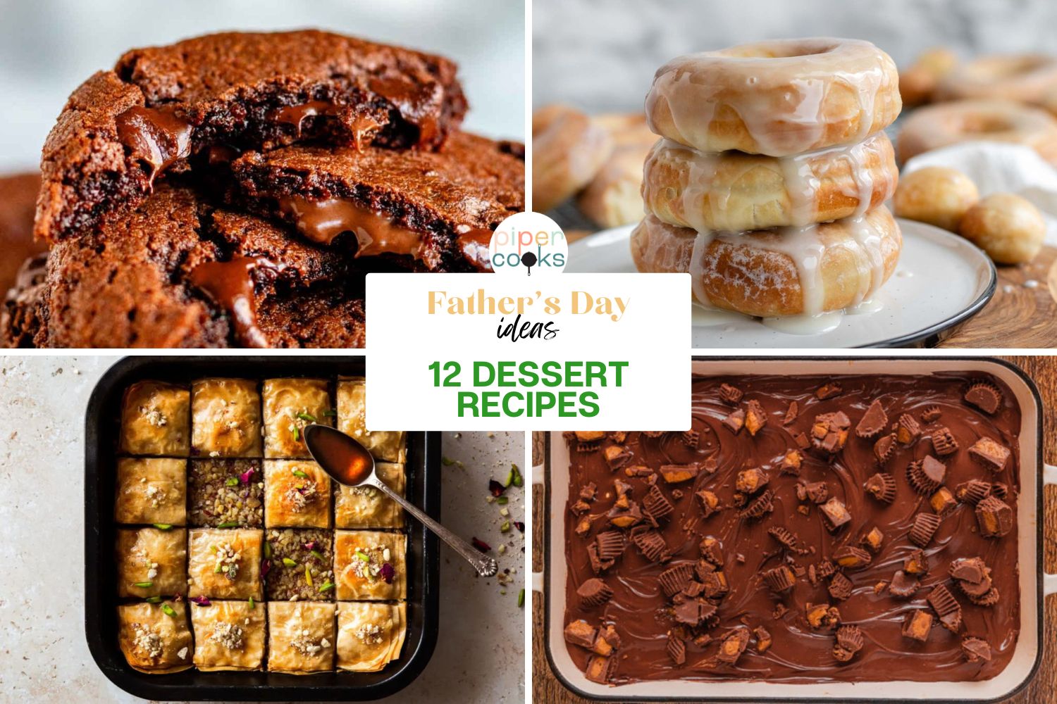 Celebrate Dad with Delicious Dessert Ideas for Father's Day - Piper Cooks