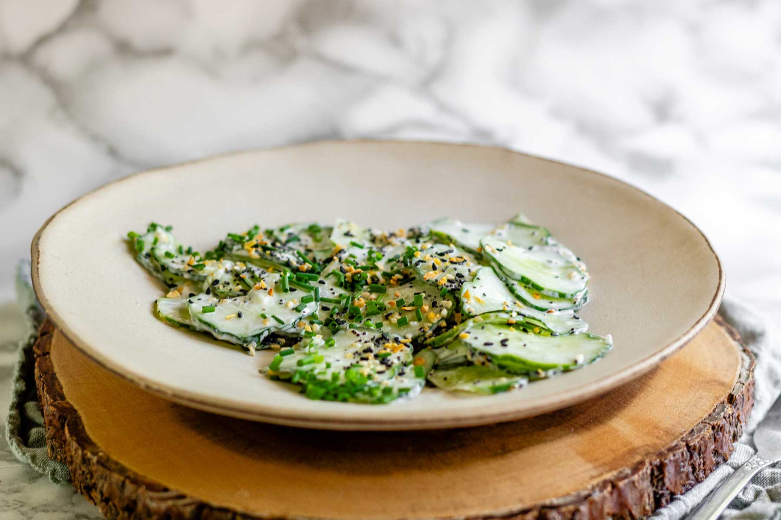 Everything Cucumber Salad - Piper Cooks