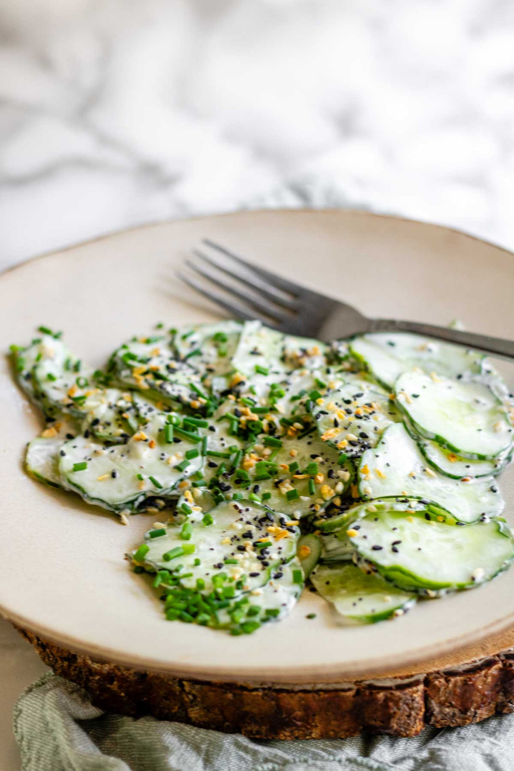Everything Cucumber Salad - Piper Cooks