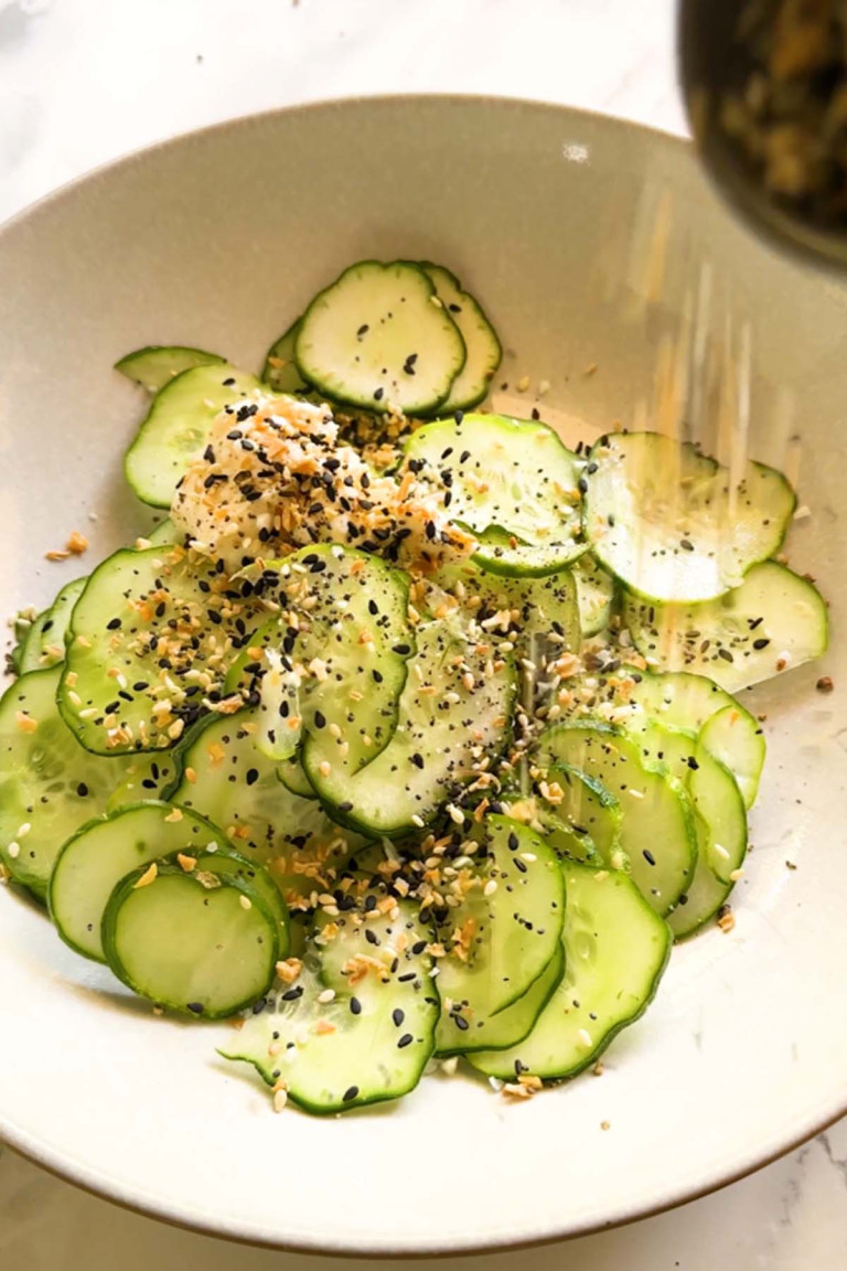 Everything Cucumber Salad - Piper Cooks