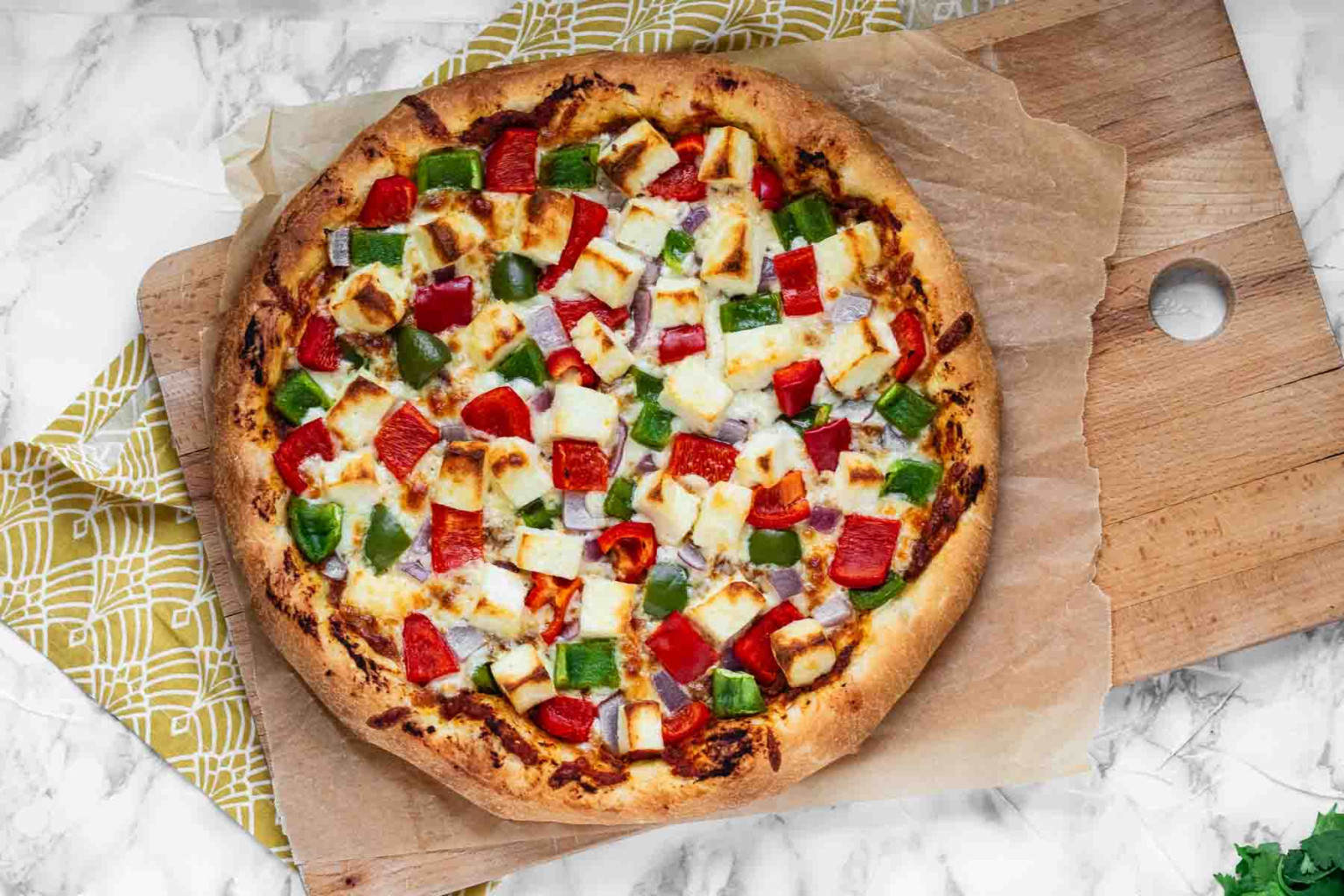 Paneer Pizza Recipe - Piper Cooks