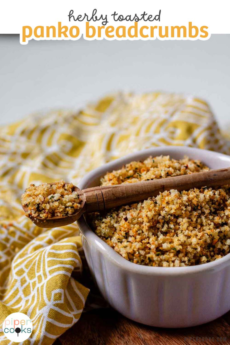 Toasted Panko Breadcrumbs - Piper Cooks