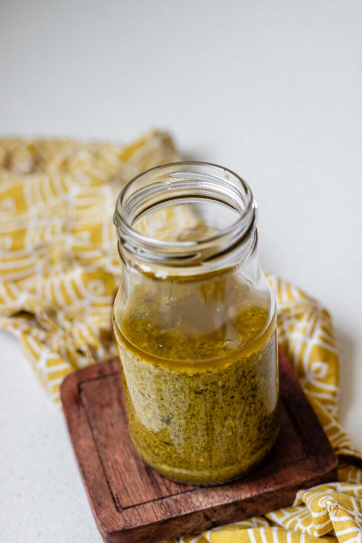Pesto Salad Dressing - Piper Cooks