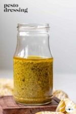 Pesto Salad Dressing - Piper Cooks