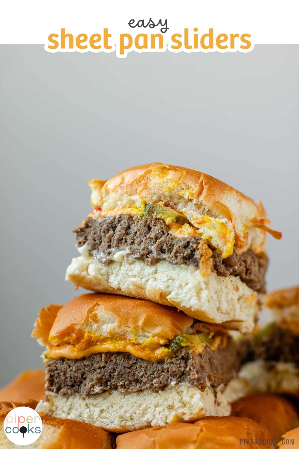 Easy Sheet Pan Sliders - Piper Cooks