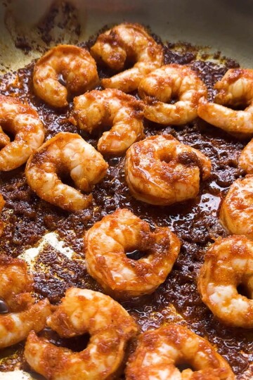 Rice Shrimp Bowl with Lime Crema - Piper Cooks