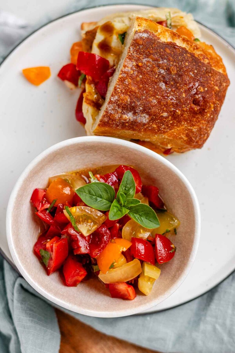Easy Tomato Relish - Piper Cooks