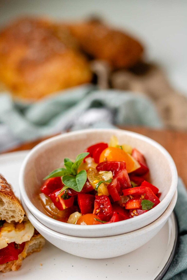 Easy Tomato Relish - Piper Cooks