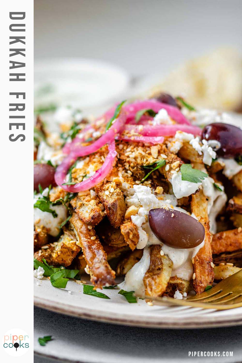 Dukkah Fries - Piper Cooks