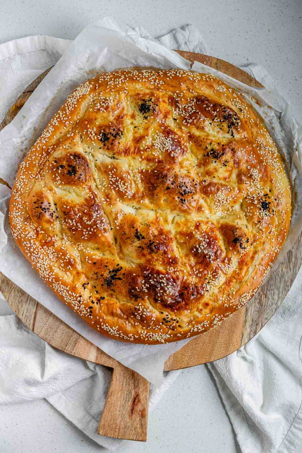 Cheese Stuffed Bread Recipe - Piper Cooks