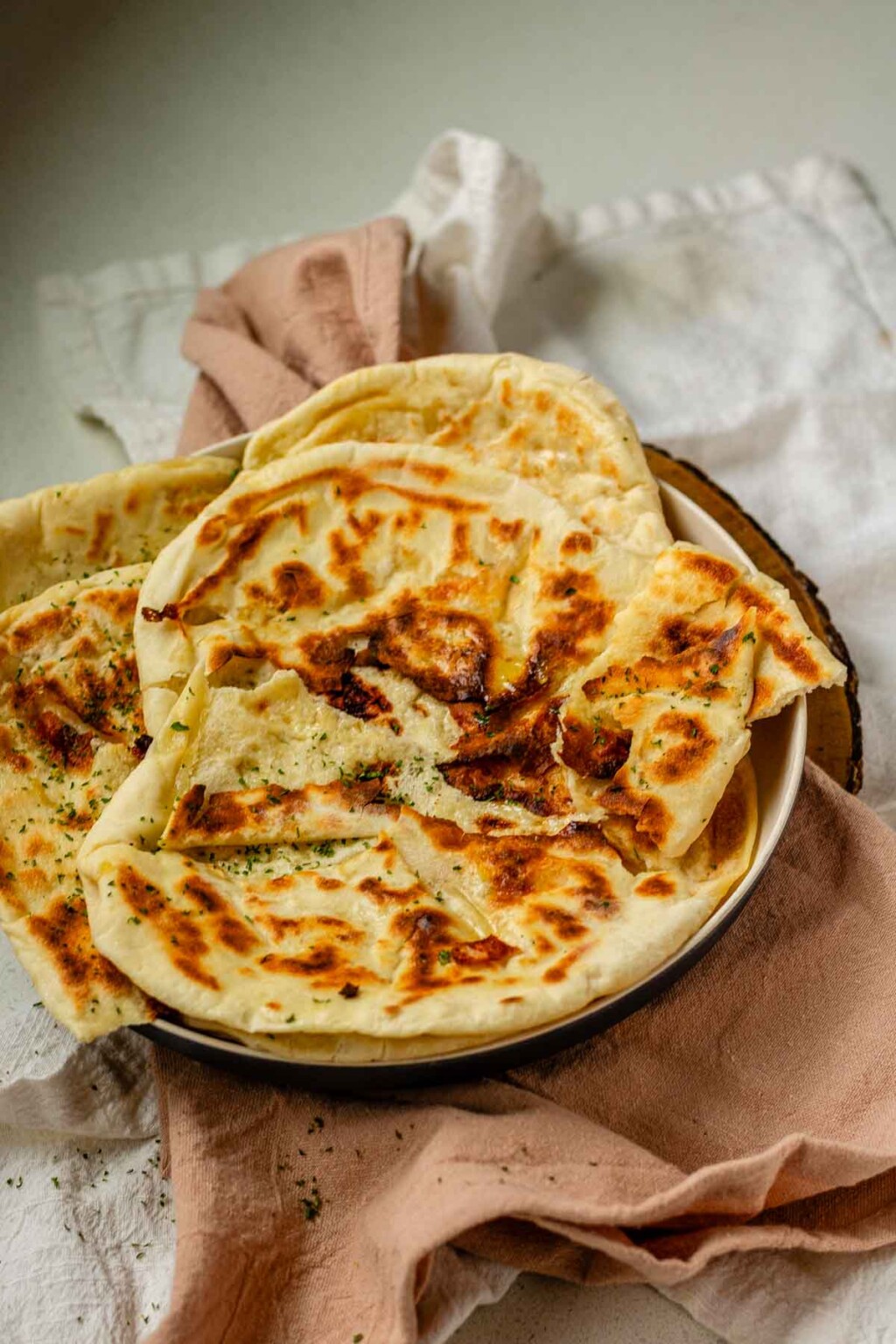 Cheese Naan - Piper Cooks