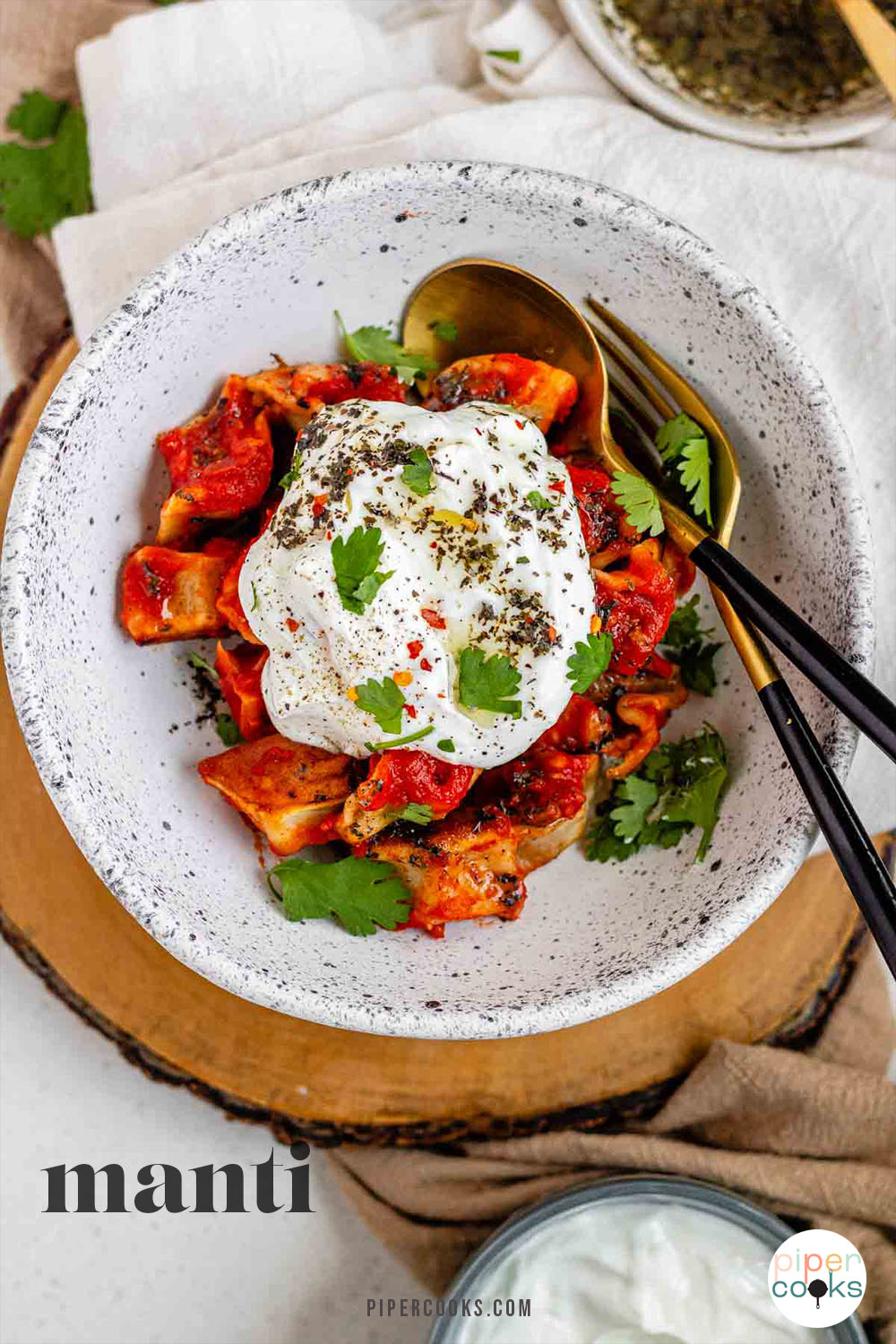 Vegetarian Manti - Piper Cooks